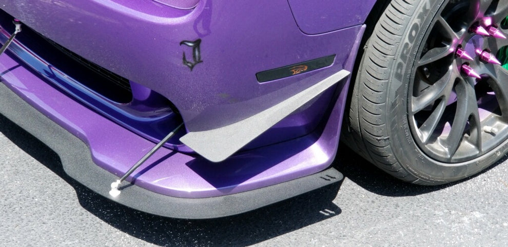 2015-2023 Dodge Challenger Hellcat Front Canards – Downforce Solutions