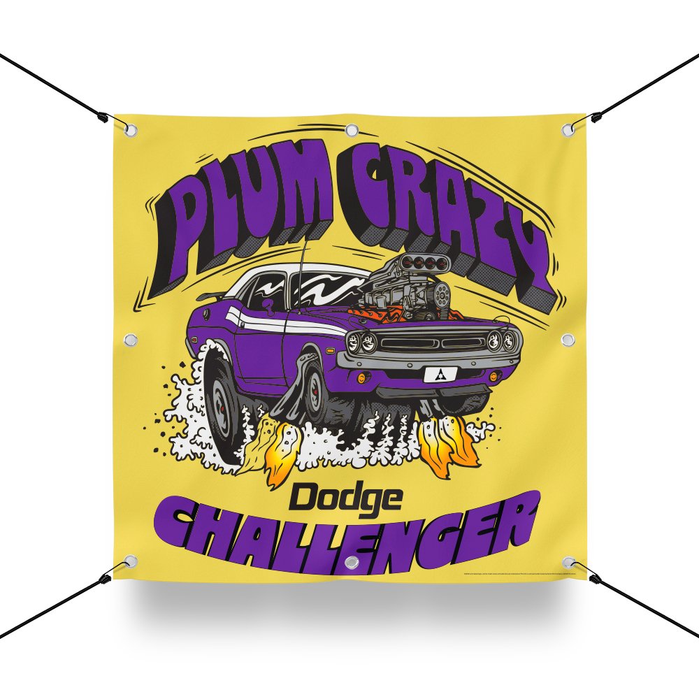 Banner - Dodge Challenger - Plum Crazy – Downforce Solutions