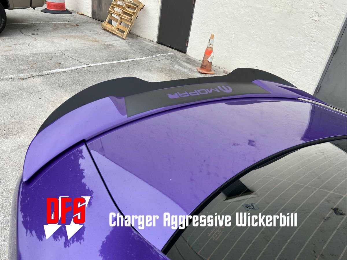 2015-2023 Dodge Charger GT, RT, ScatPack, SRT Wickerbill – Downforce Solutions
