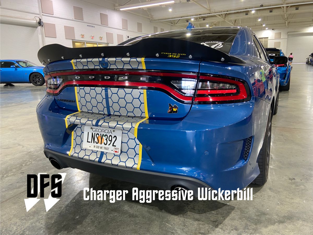 2015-2023 Dodge Charger GT, RT, ScatPack, SRT Wickerbill – Downforce Solutions