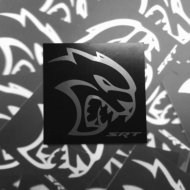 Sticker - Dodge SRT Hellcat - Black Chrome – Downforce Solutions