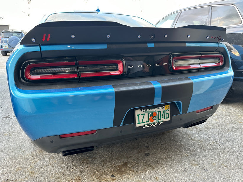 2018-2023 Challenger Hellcat and Scatpack Widebody Dragstyle Wickerbil ...