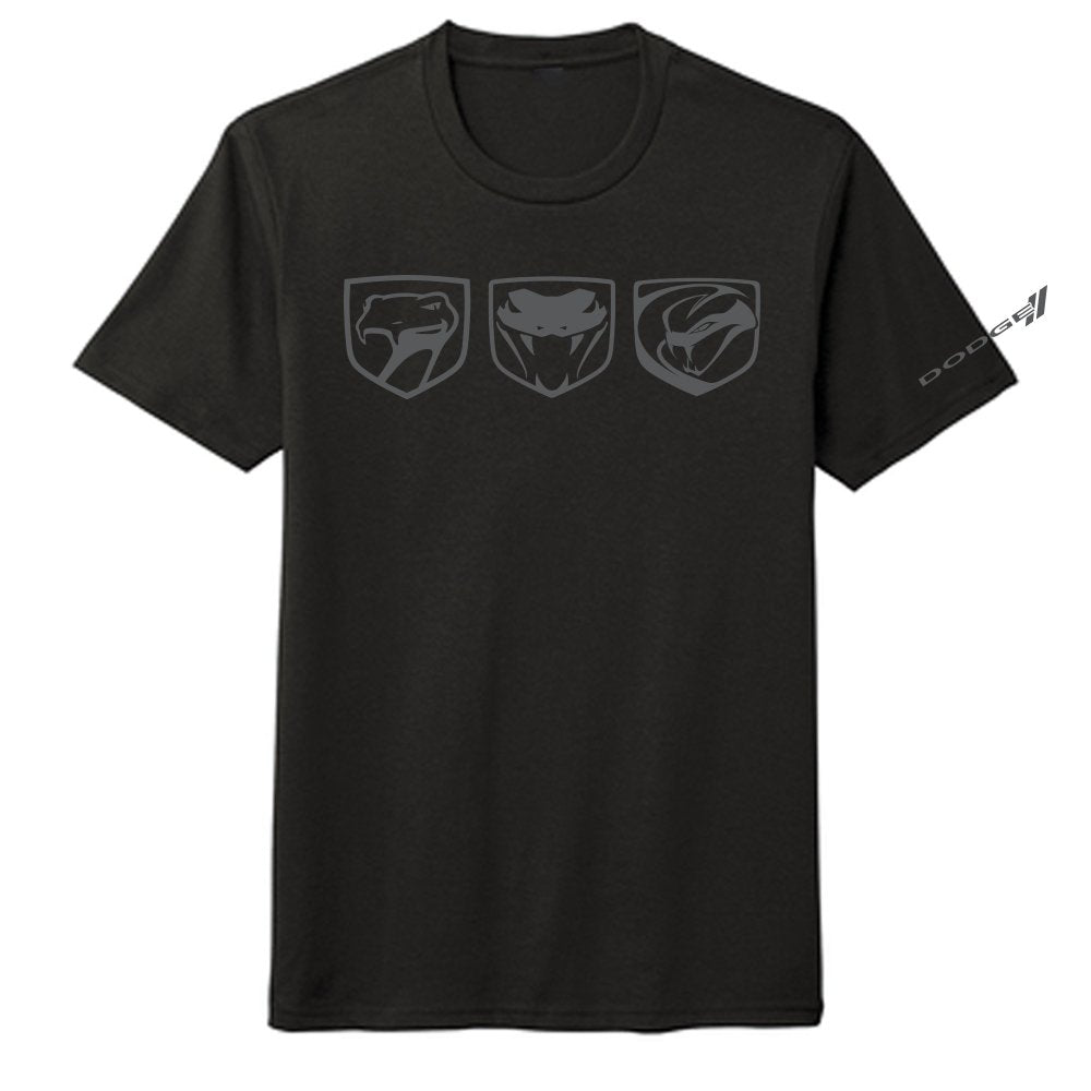 Mens Dodge Viper Tri-Logo T-shirt (Black) – Downforce Solutions